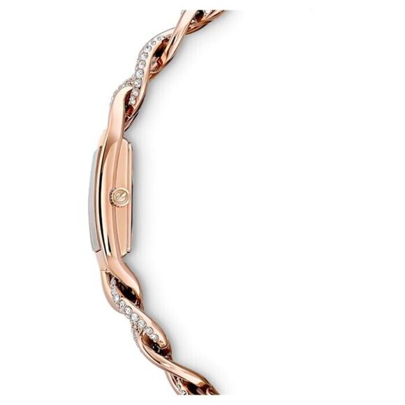 Swarovski | Accessories | Swarovski 559327 Silver Dial Rose Gold Chain ...